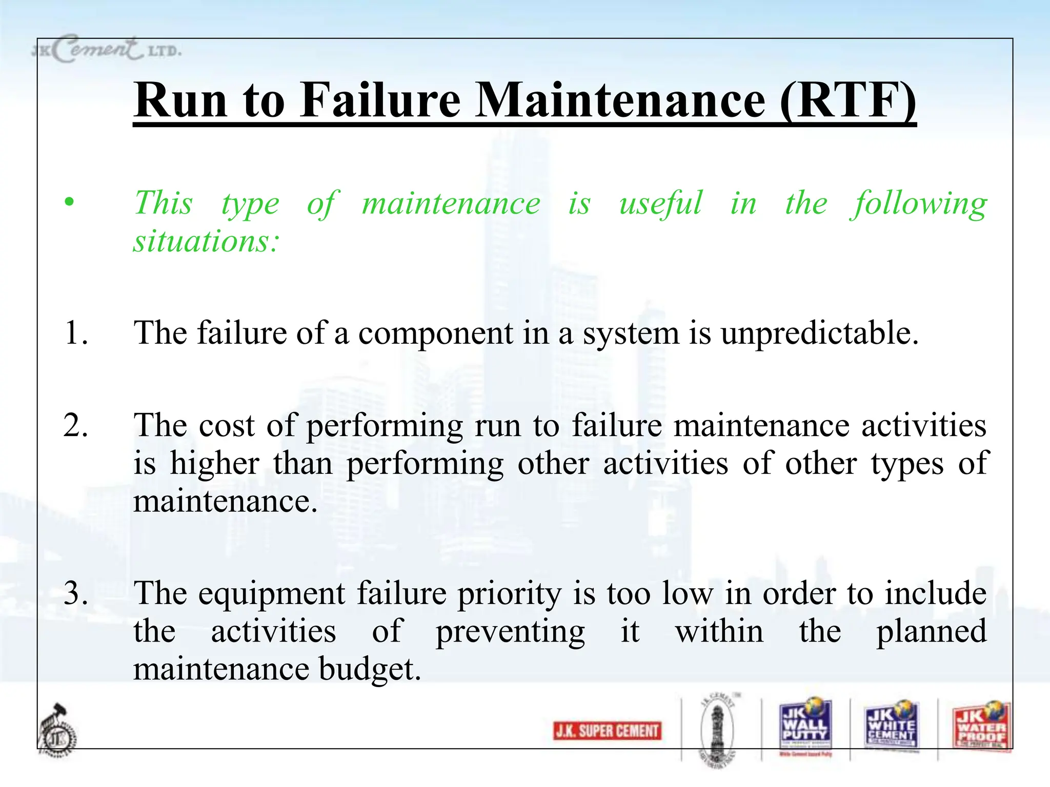 Standard Maintenance Practices , Types.ppt