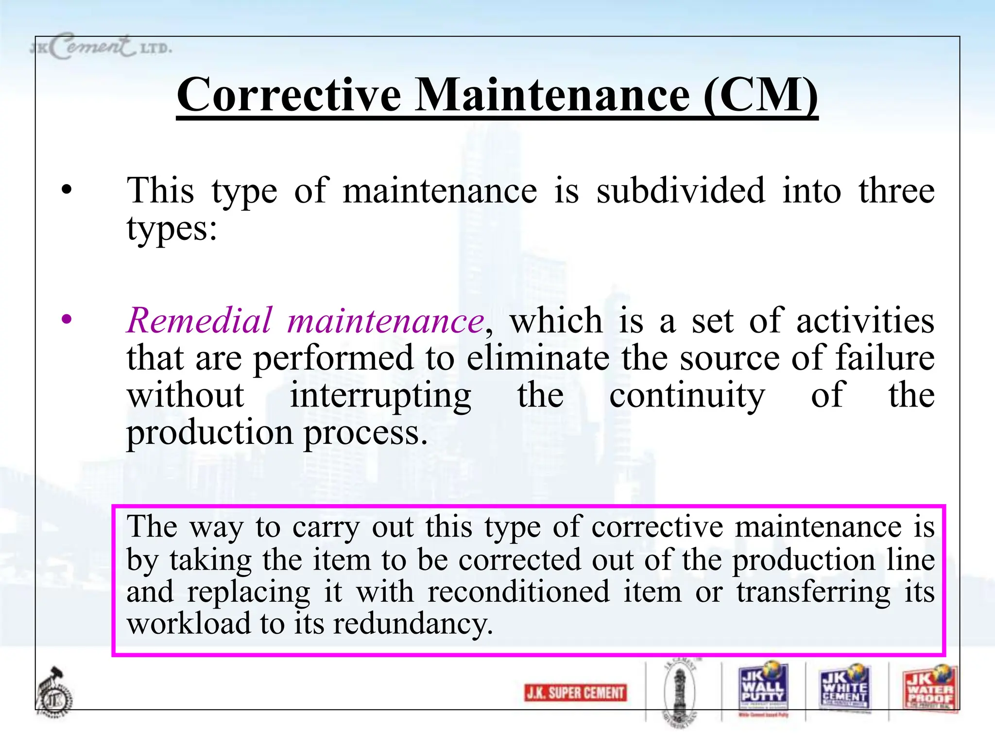 Standard Maintenance Practices , Types.ppt