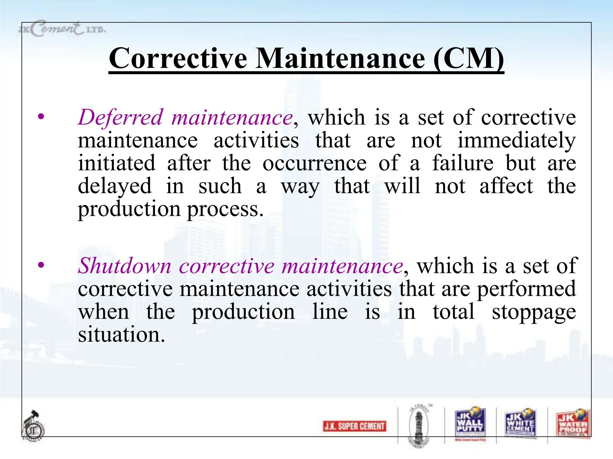 Standard Maintenance Practices , Types.ppt
