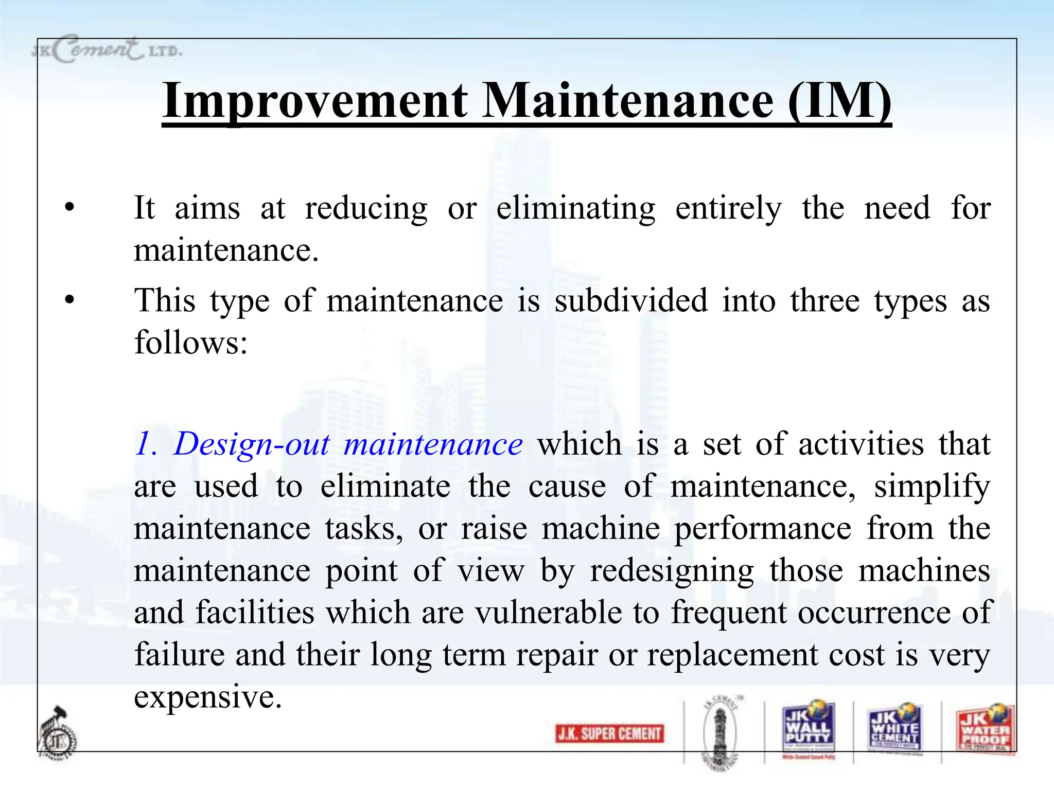 Standard Maintenance Practices , Types.ppt