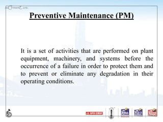 Standard Maintenance Practices , Types.ppt