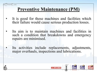 Standard Maintenance Practices , Types.ppt
