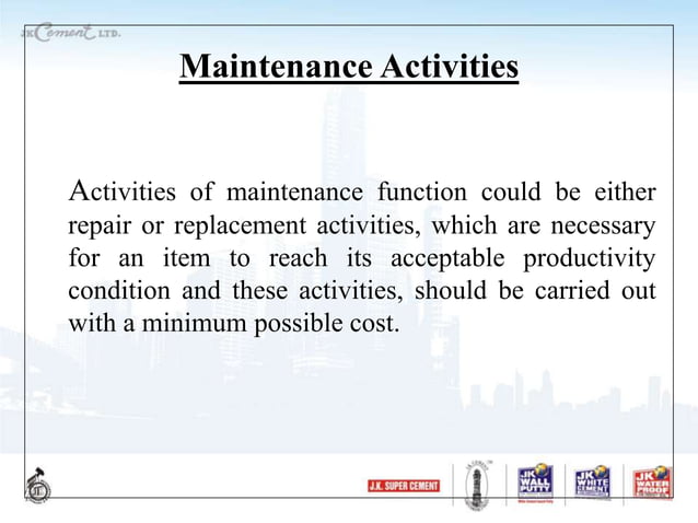 Standard Maintenance Practices , Types.ppt