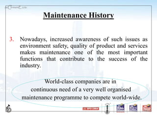 Standard Maintenance Practices , Types.ppt