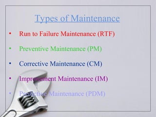 Maintenance Definition ppt for better understanding | PPT