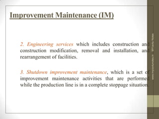Introduction to maintenance and its types | PDF