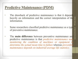 Introduction to maintenance and its types | PDF