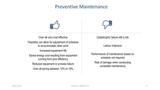 Maintenance engineering | PPTX