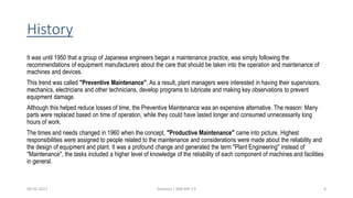 Maintenance engineering | PPTX