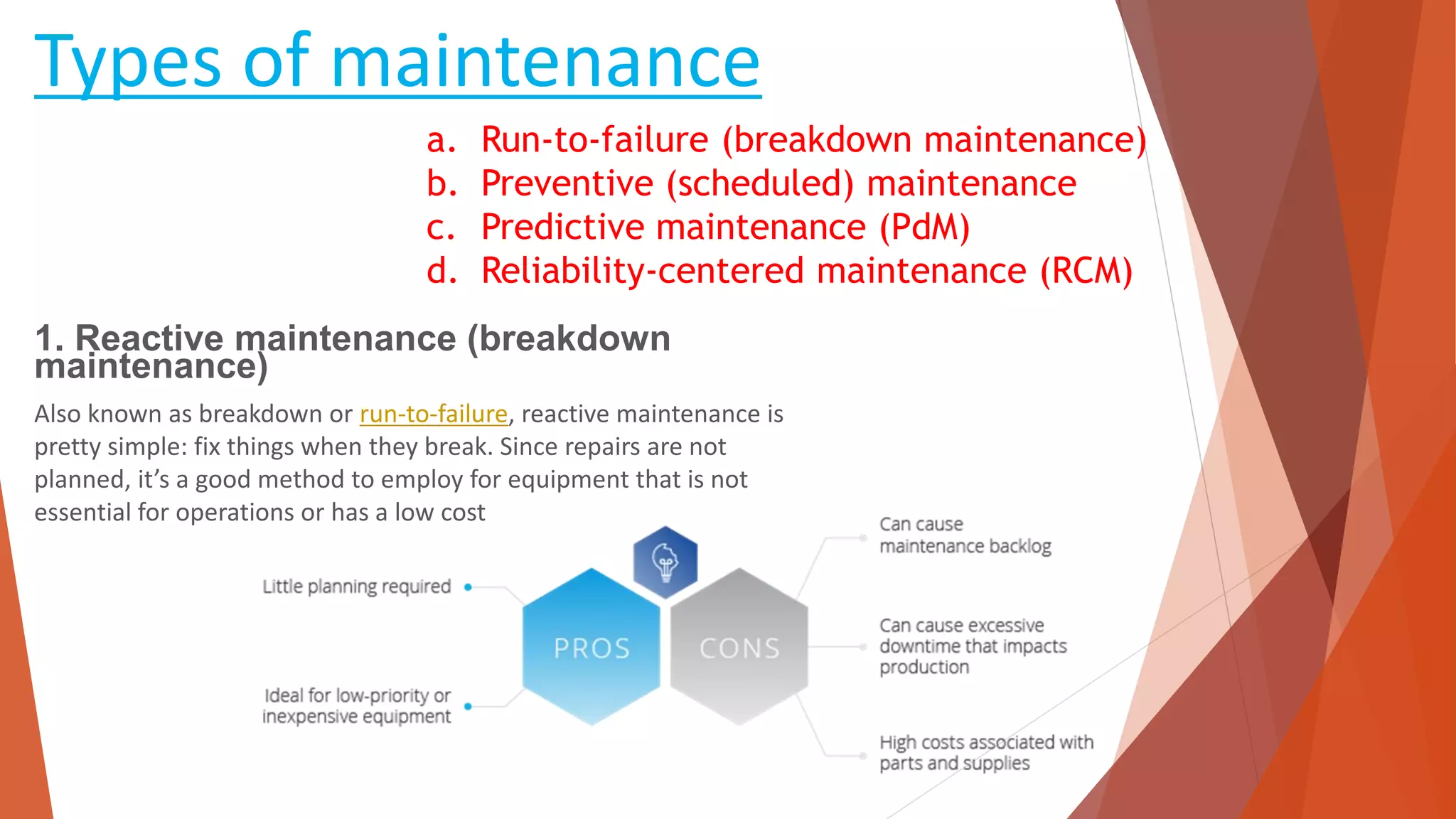 Smart Maintenance engineering | PPT