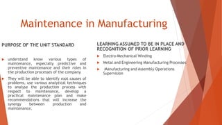 Smart Maintenance engineering | PPT