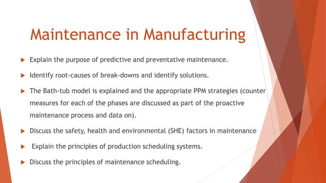 Smart Maintenance engineering | PPT