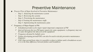 Maintenance Strategy, Types of Maintenance | PDF