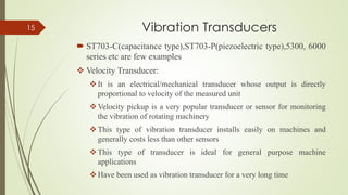 Vibration Monitoring-Vibration Transducers-Vibration Troubleshooting ...