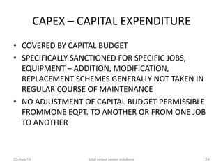 Maintenance evaluation ....... Strategy, Aspects | PDF