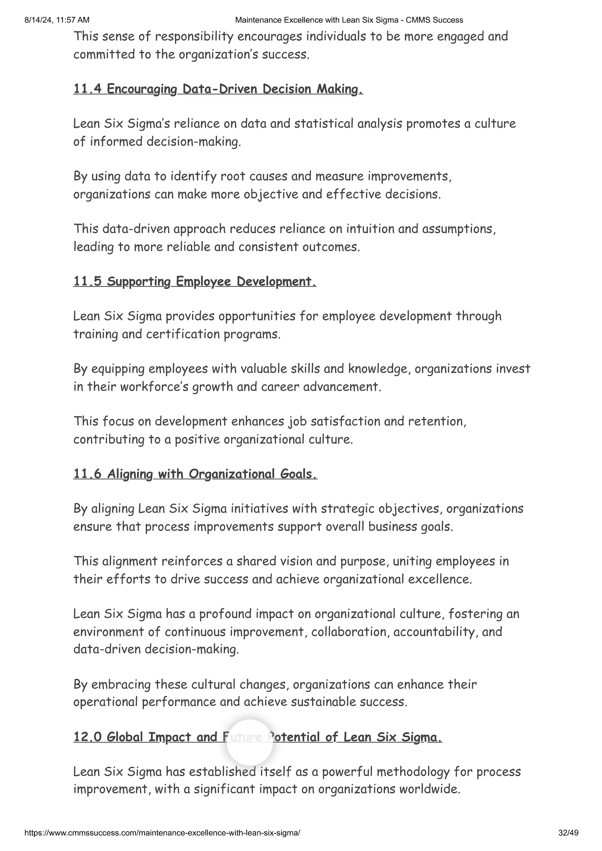 Maintenance Excellence with Lean Six Sigma.pdf