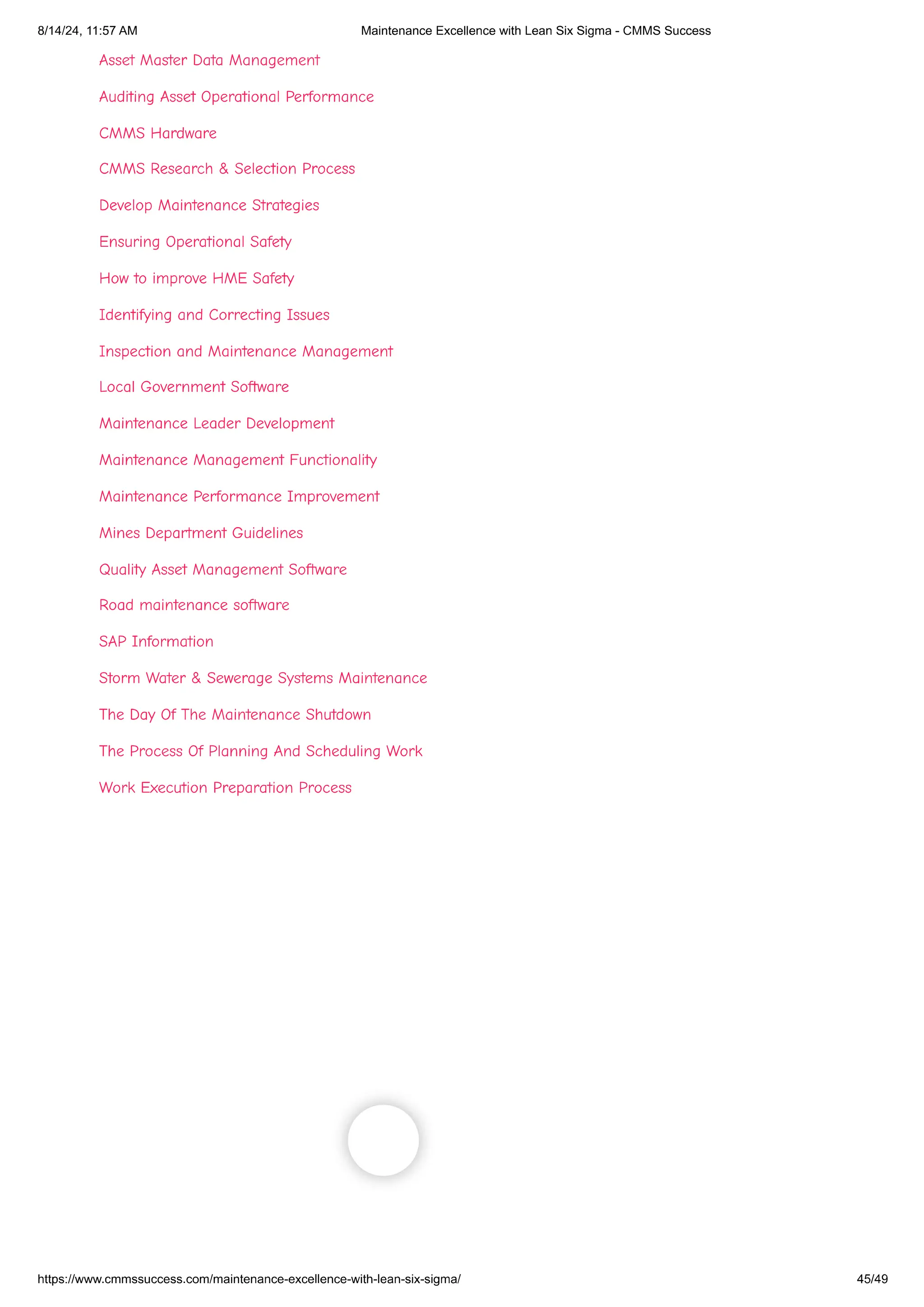 Maintenance Excellence with Lean Six Sigma.pdf