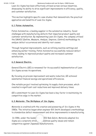 Maintenance Excellence with Lean Six Sigma.pdf