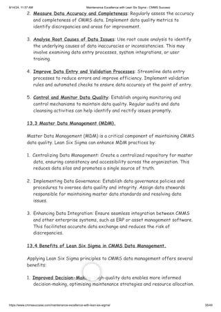 Maintenance Excellence with Lean Six Sigma.pdf