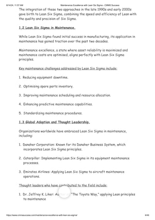 Maintenance Excellence with Lean Six Sigma.pdf