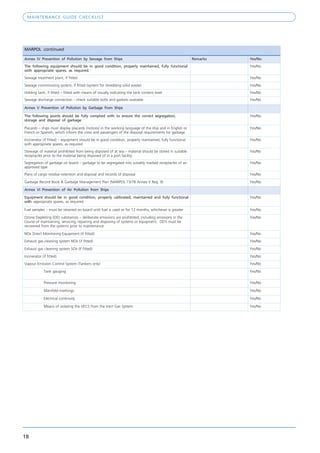 Maintenance guide checklist_(rev1) | PDF