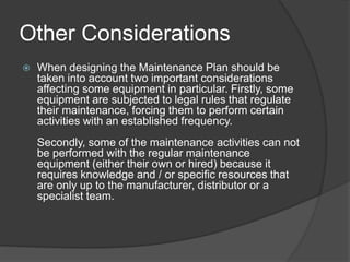 Maintenance & its types | PPTX