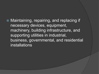 Maintenance & its types | PPTX