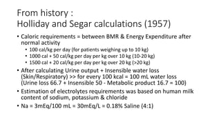 Maintenance IV fluids in pediatrics | PPT
