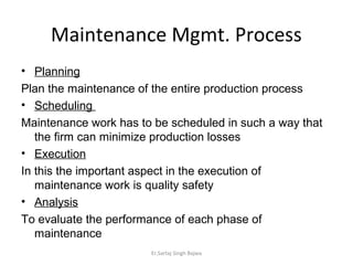 Maintenance management | PPT