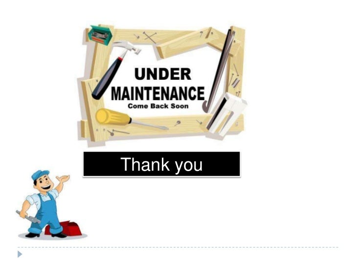 Maintenance management