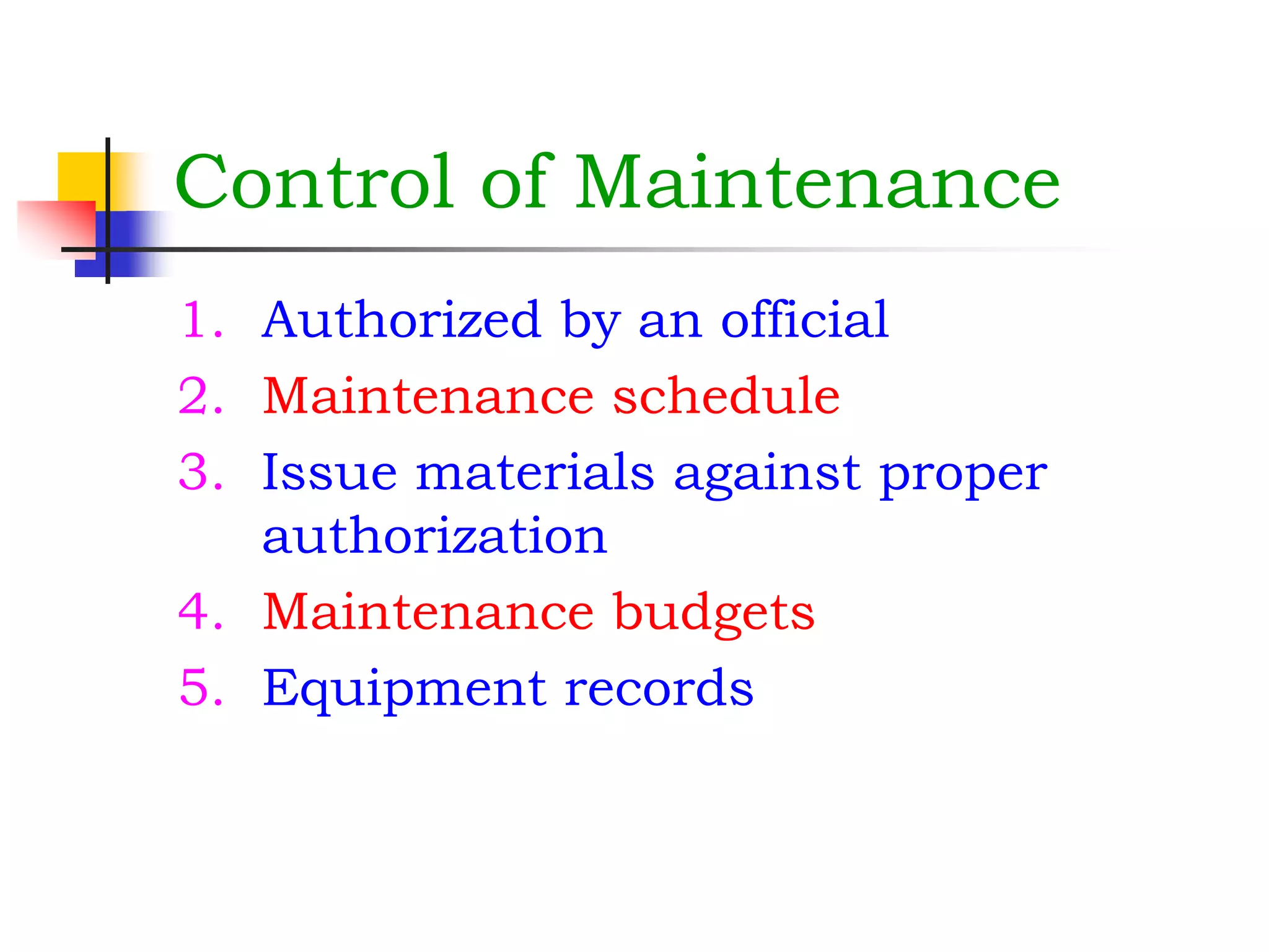 Maintenance Management.ppt
