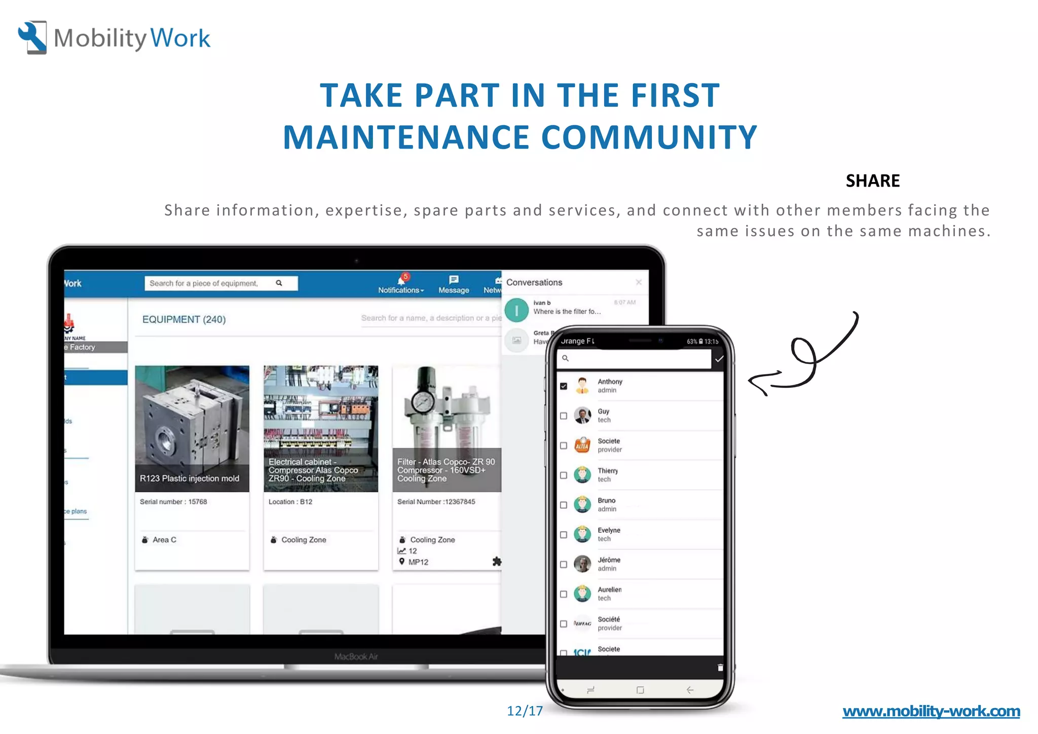 Maintenance management and cmms software mobility work | PPT