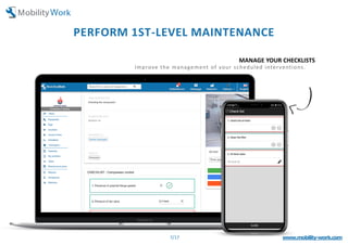 Maintenance management and cmms software mobility work | PPT