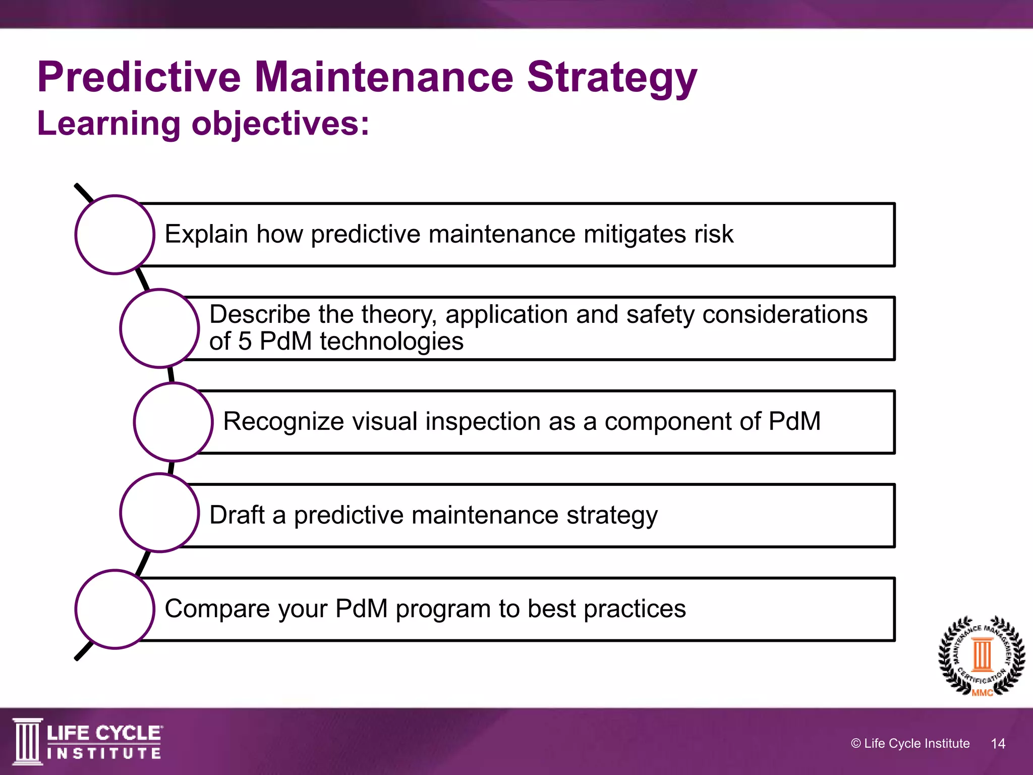 Maintenance Management Certification | PPTX