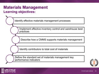 Maintenance Management Certification | PPTX
