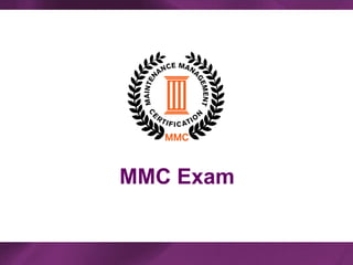 Maintenance Management Certification | PPTX