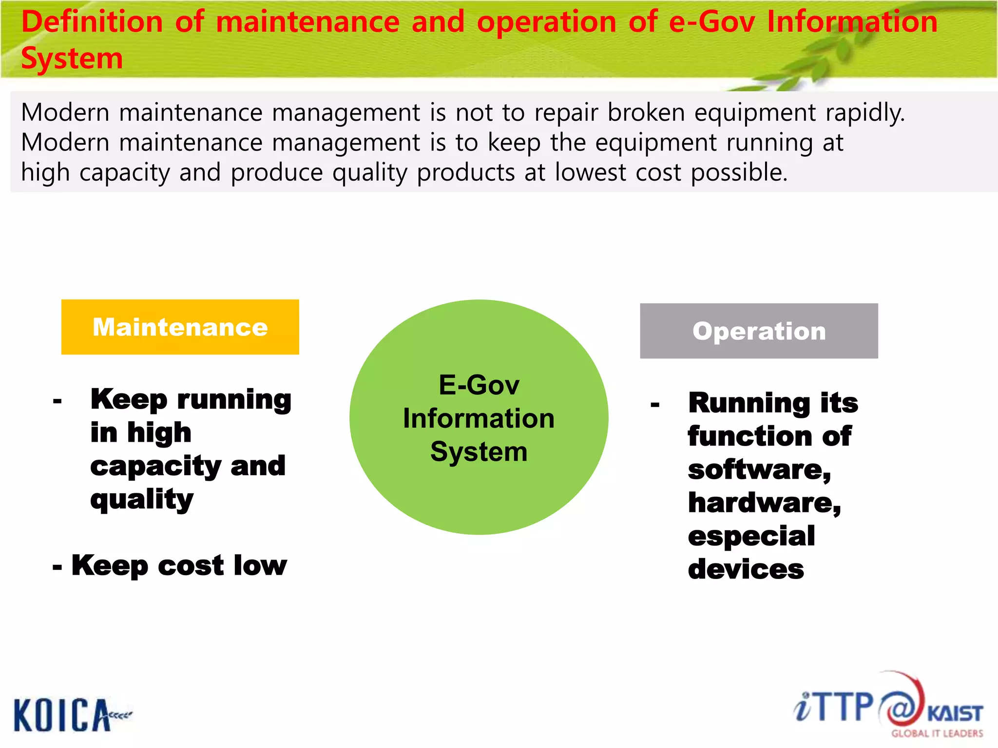 Maintenance and Operation Management-Emergency Management System | PPTX