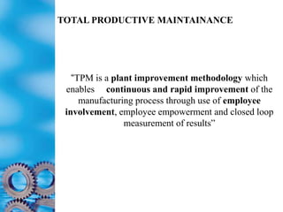 Maintenance management | PPTX