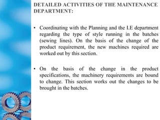 Maintenance management | PPTX