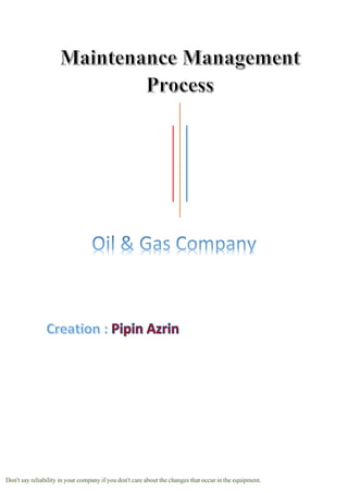 Maintenance Management Process | PDF