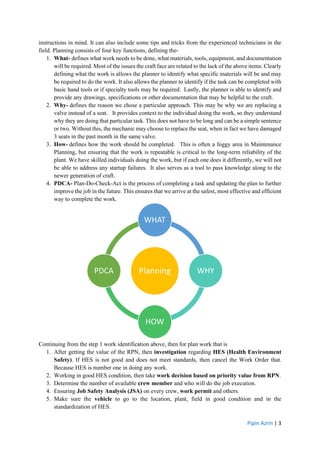 Maintenance Management Process | PDF