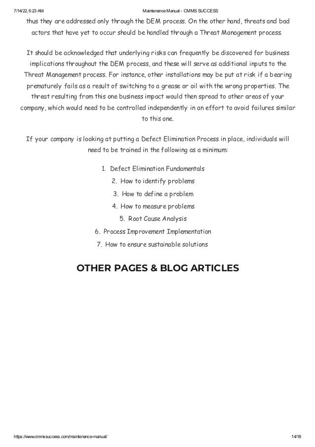 Maintenance Manual - CMMS SUCCESS.pdf