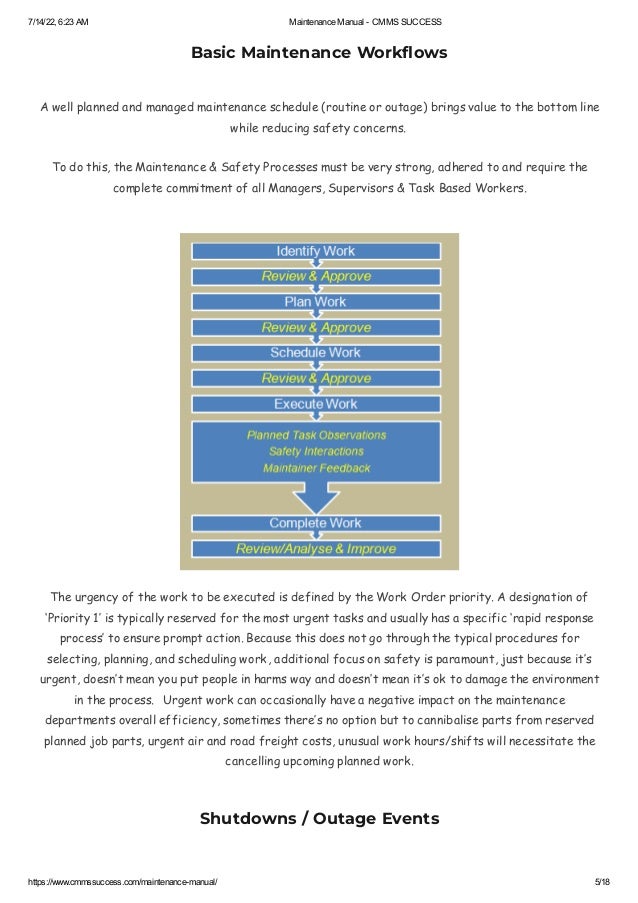 Maintenance Manual - CMMS SUCCESS.pdf