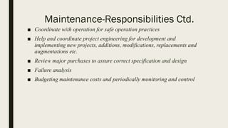 Maintenance module 1 ppt number 1 | PPT