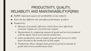 Maintenance module 1 ppt number 2 | PPT