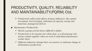 Maintenance module 1 ppt number 2 | PPT