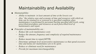 Maintenance module1 ppt number 3 | PPT