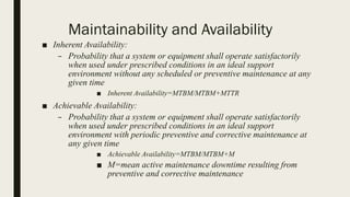 Maintenance module1 ppt number 3 | PPT