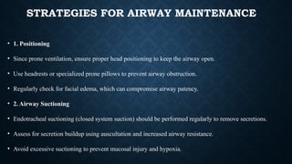 maintenance of airway patent in oxygenation needs | PPT