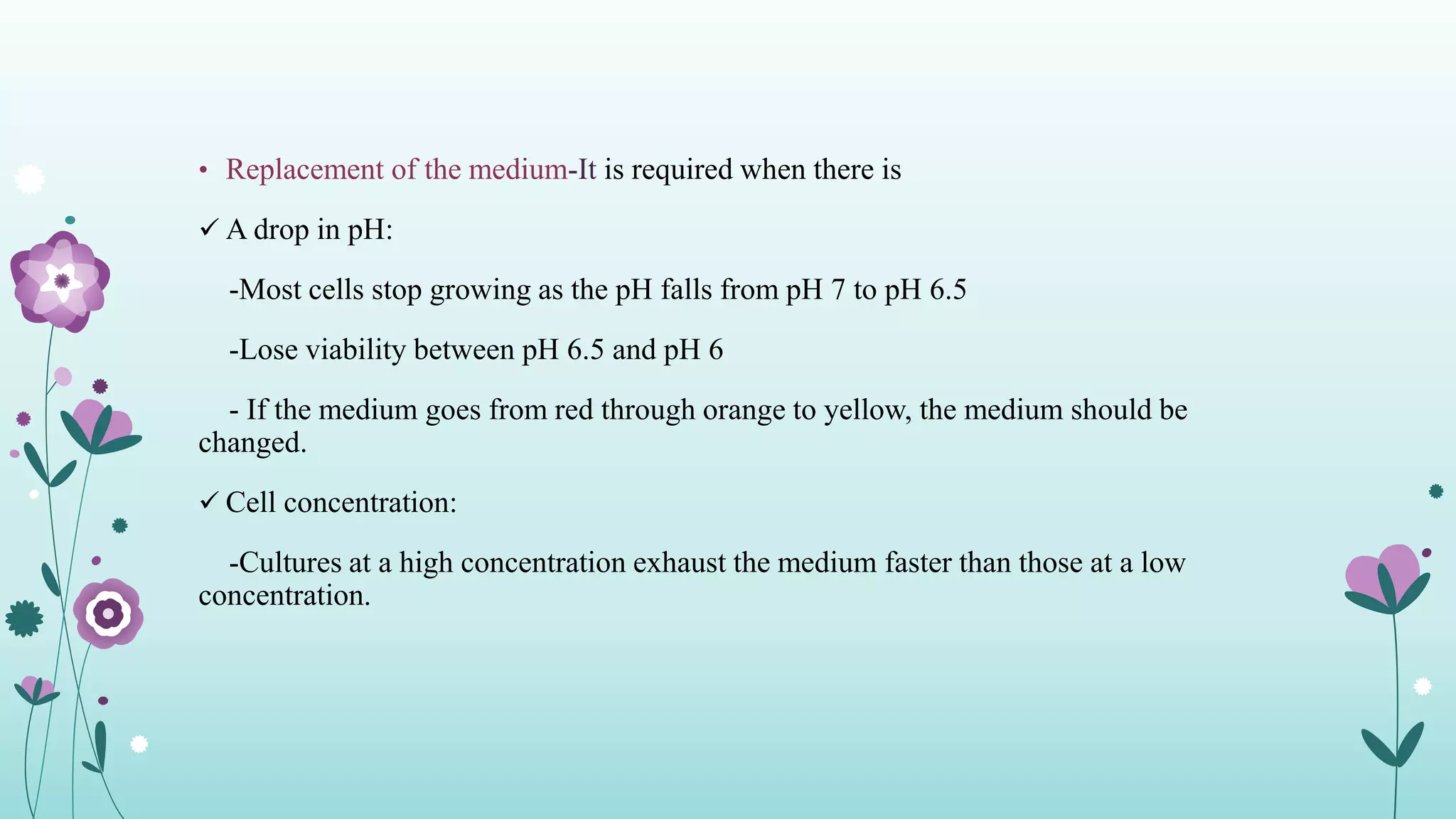 Maintenance of cell lines | PPTX